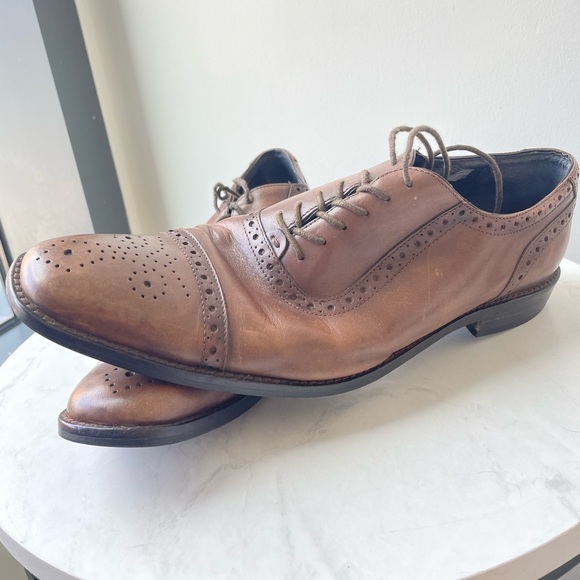 C2 by Calibrate | Shoes | Mens Leather Wing Tipped Dress Shoe | Poshmark